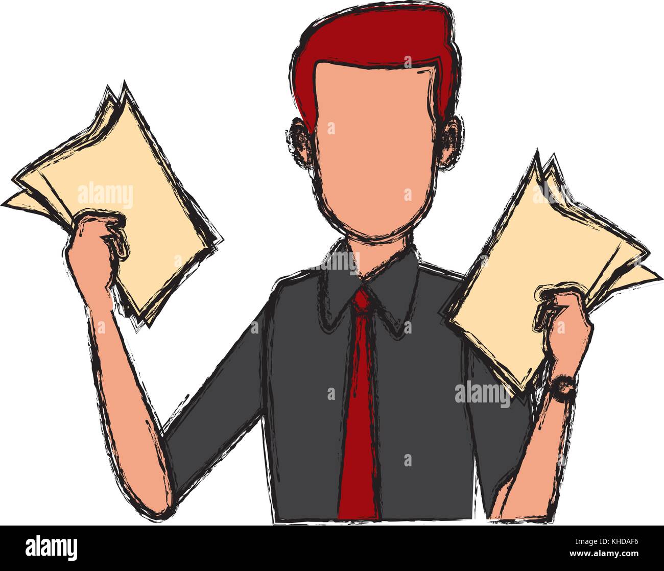 Businessman executive cartoon Stock Vector Image & Art - Alamy