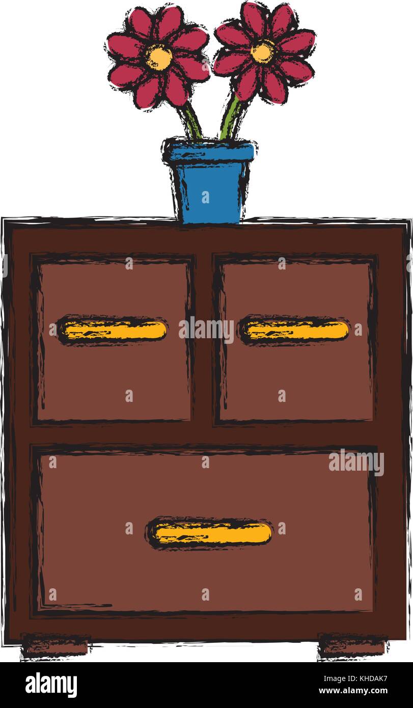 Office cabinet isolated Stock Vector Image & Art - Alamy