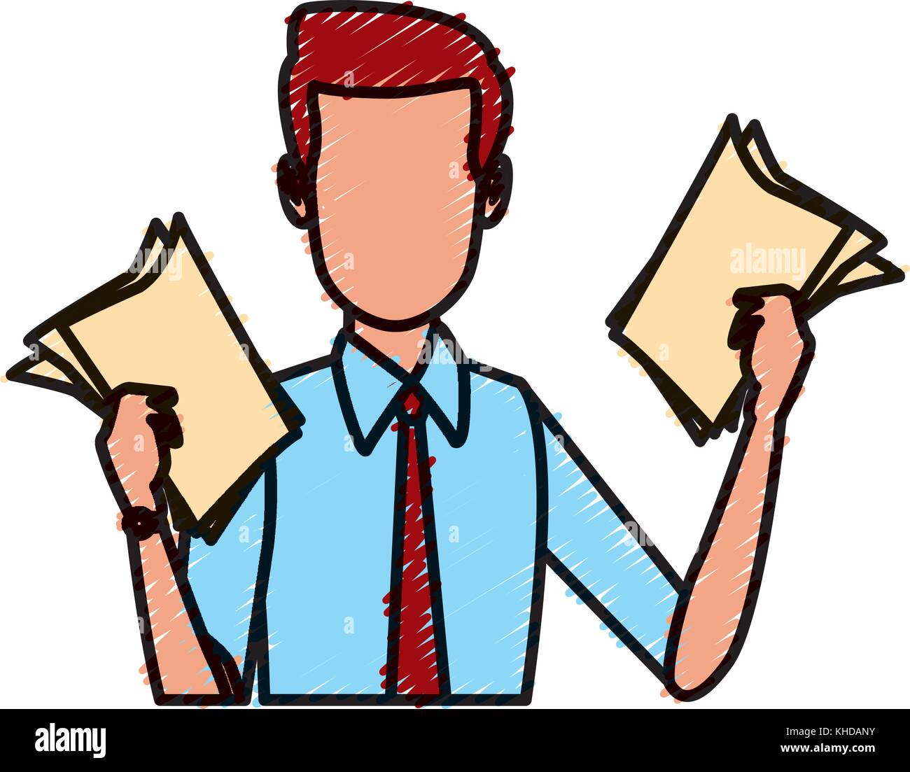Businessman executive cartoon Stock Vector Image & Art - Alamy