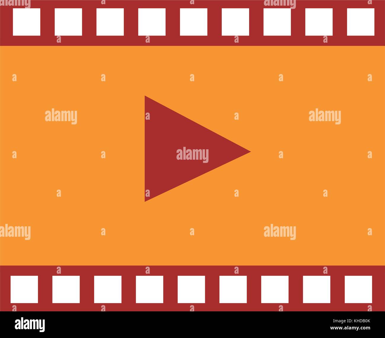 Video player symbol Stock Vector Image & Art - Alamy