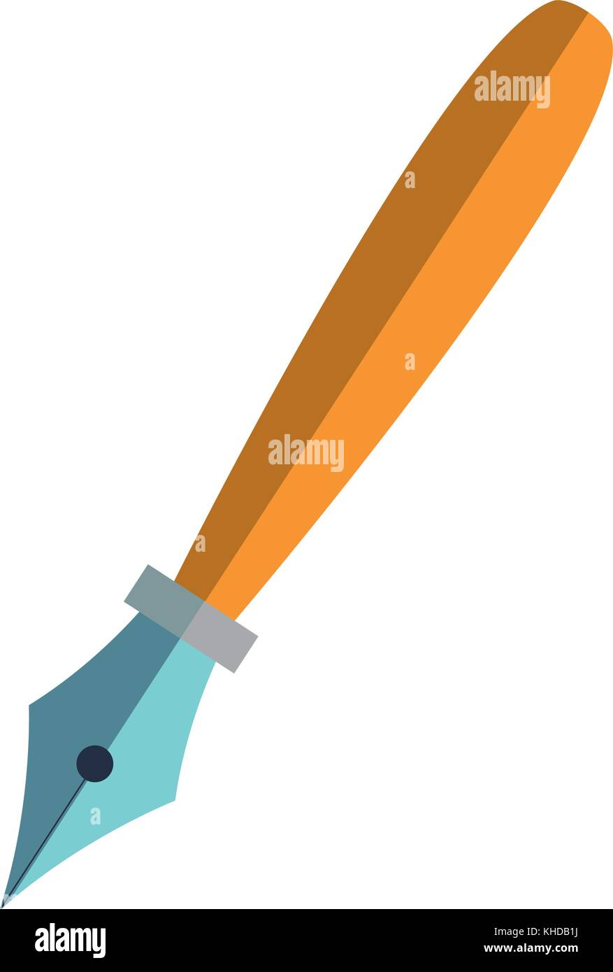 Fountain pen isolated Stock Vector Image & Art - Alamy