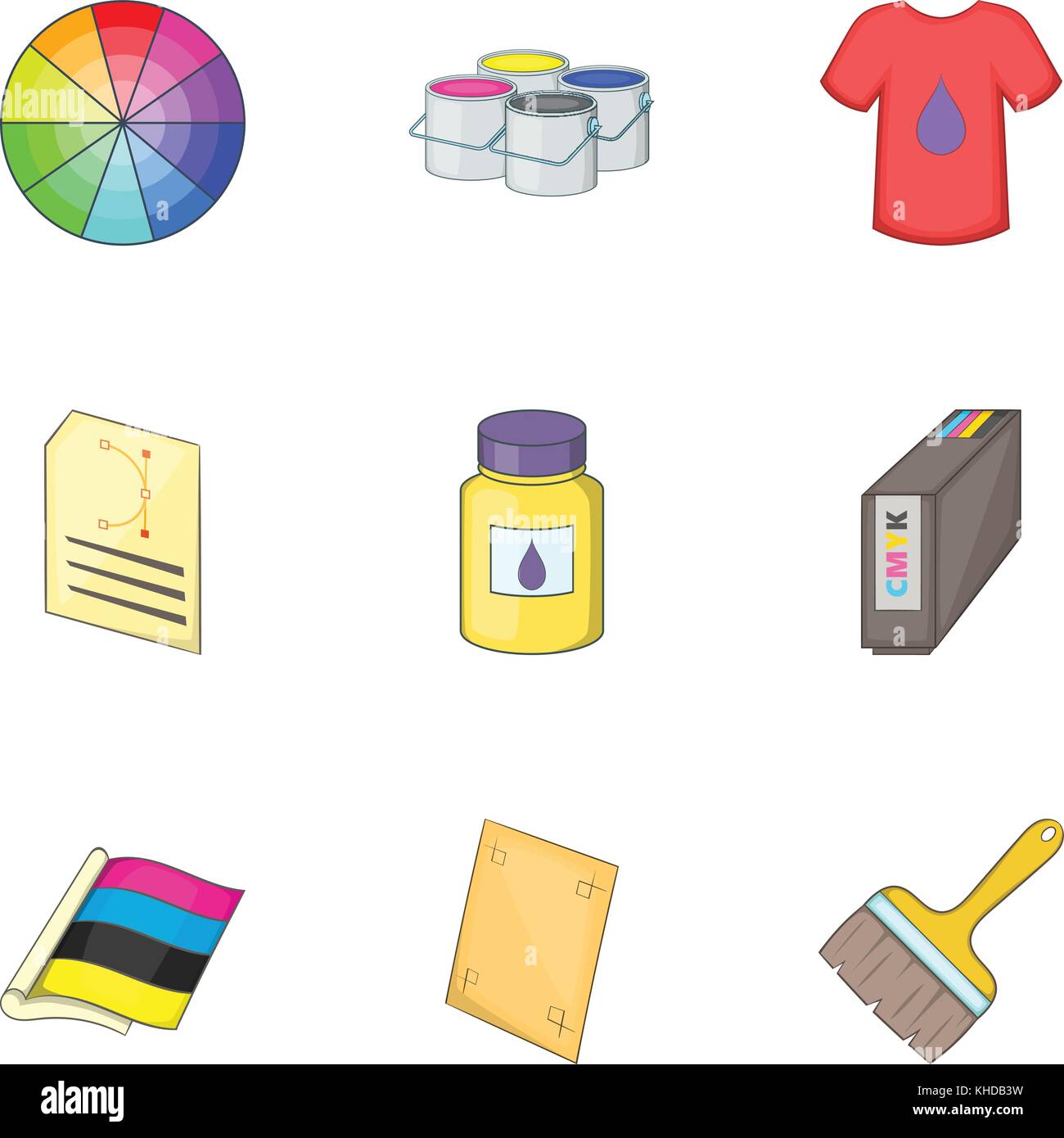 Printing ink factory Stock Vector Images - Alamy