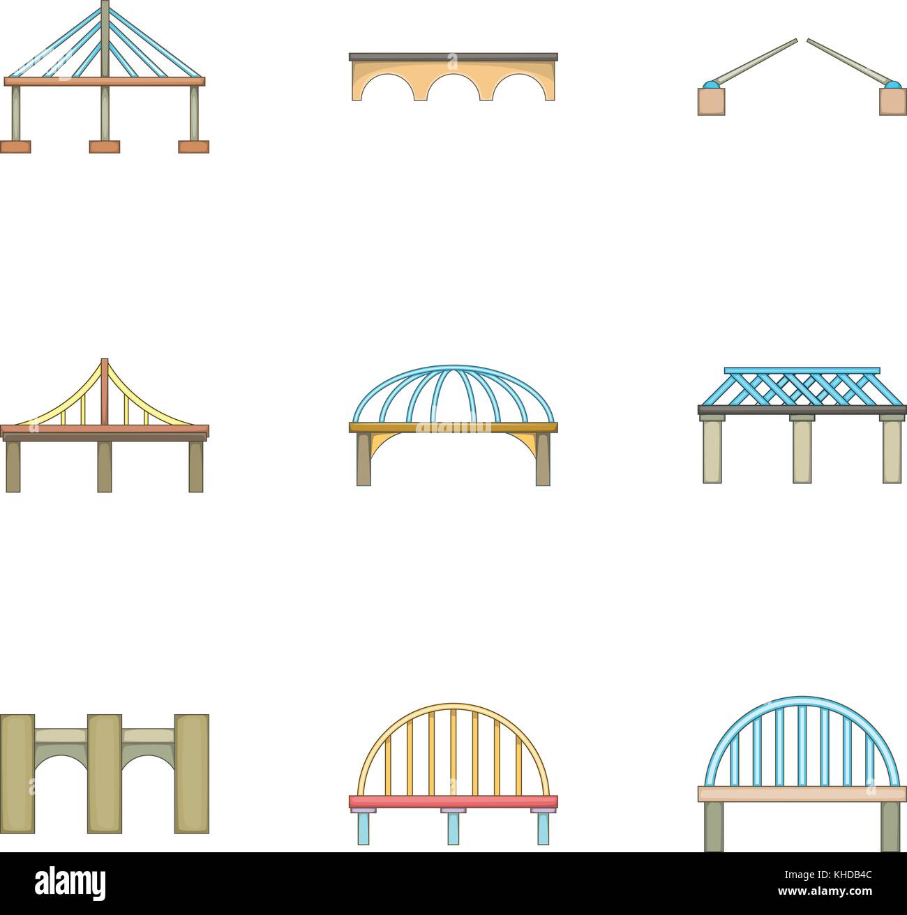 Arch Bridge Illustration Stock Photos & Arch Bridge Illustration Stock ...