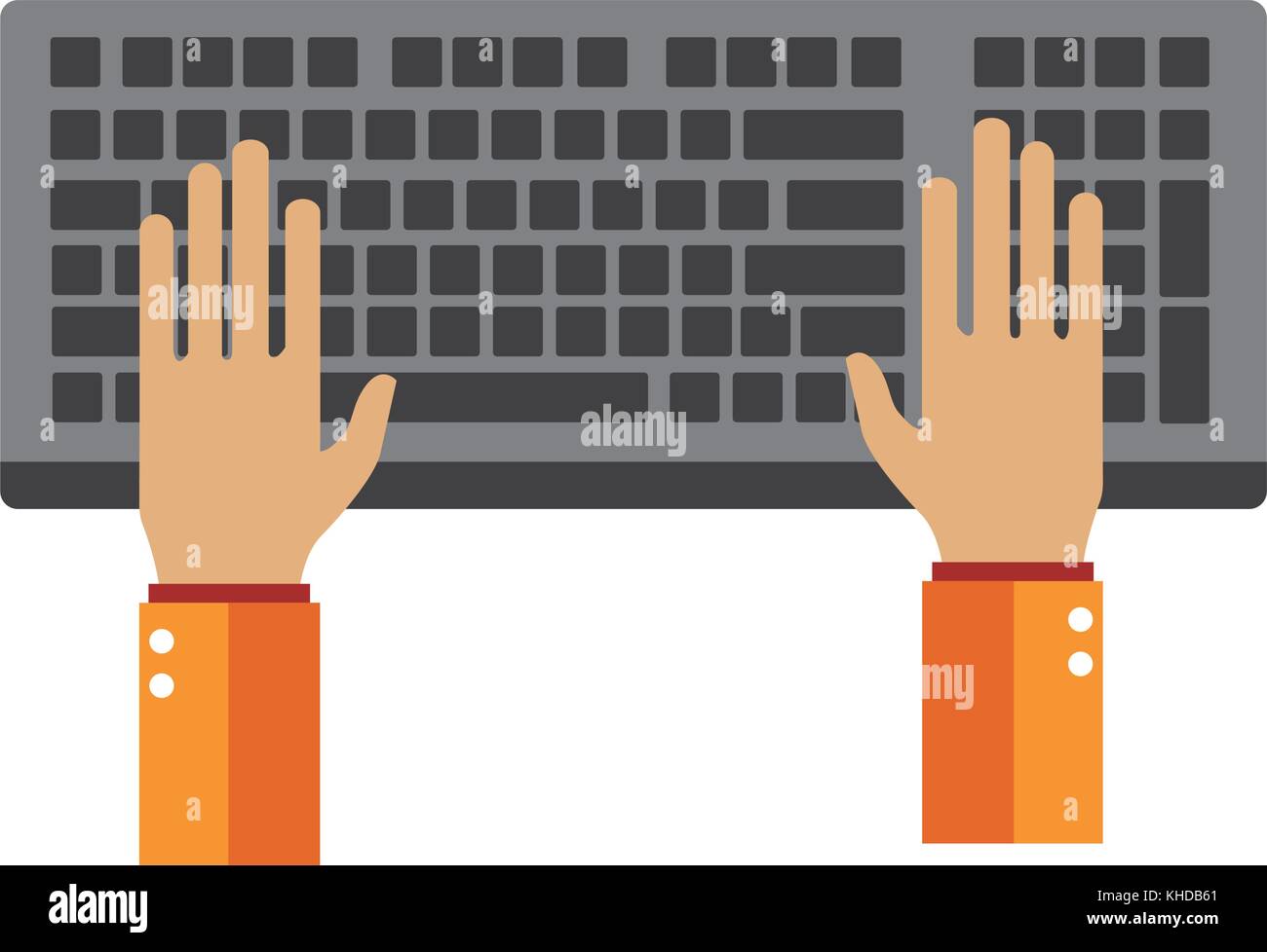 Computer keyboard enter button in Stock Vector Images - Alamy