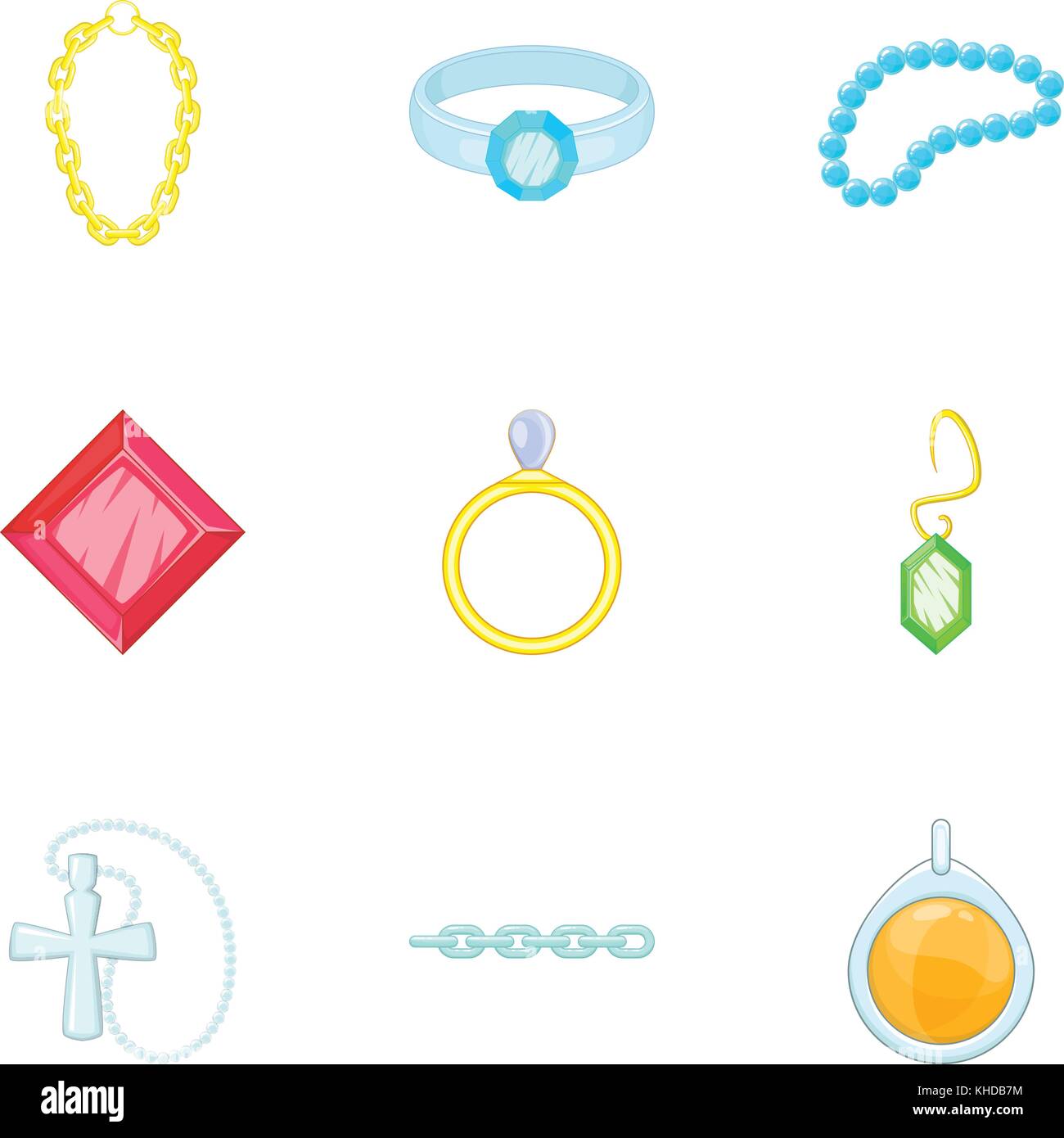 Silver cross and chain Stock Vector Images - Alamy