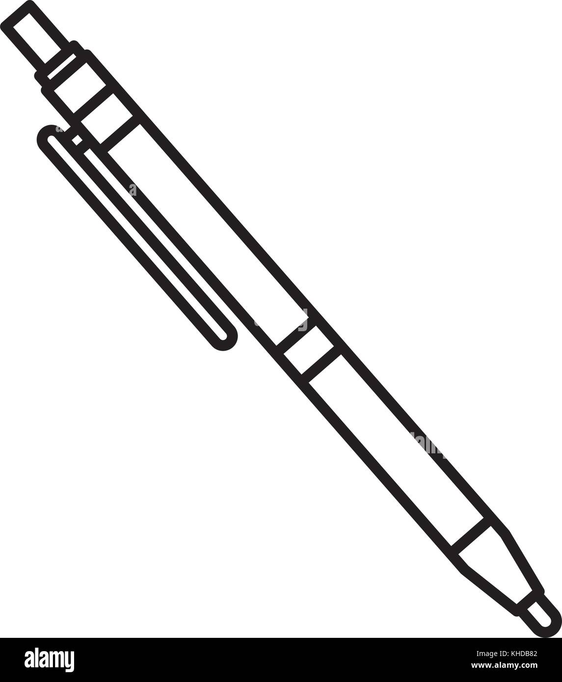 Ballpoint pen isolated Stock Vector Image & Art - Alamy