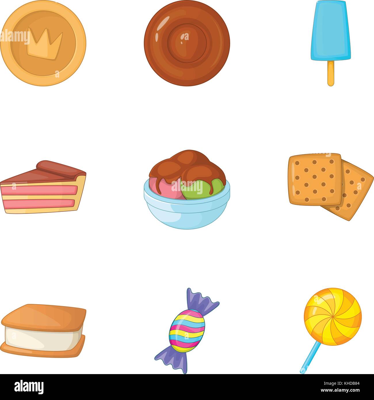 Candy cane macaron Stock Vector Images - Alamy