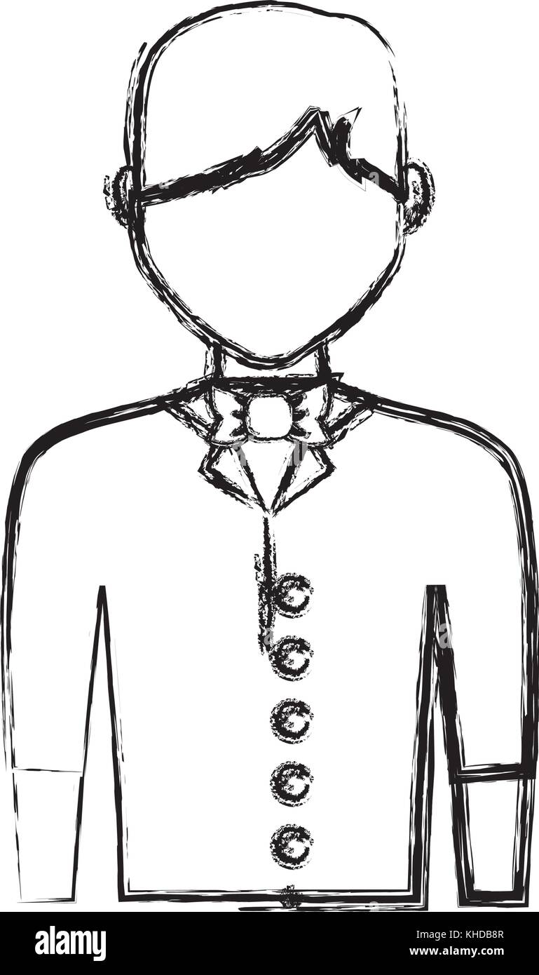 waiter man vector illustration Stock Vector Image & Art - Alamy