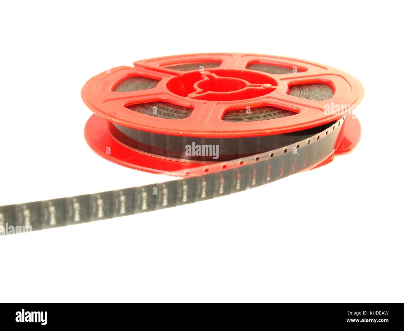 8 mm movie film reel / isolated white Stock Photo - Alamy
