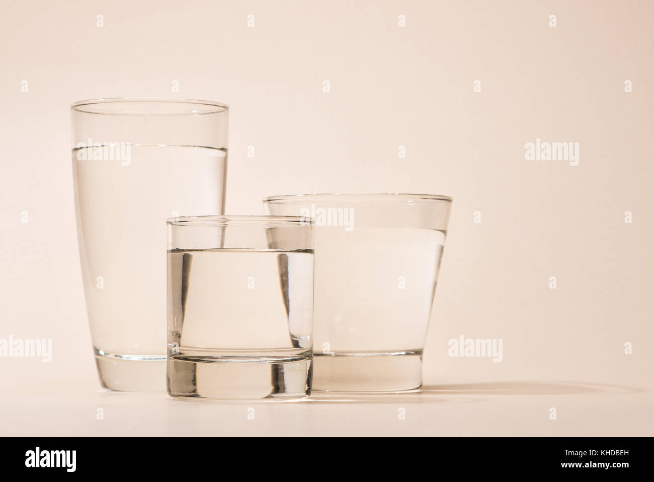 Nature, purification, freshness. Glass of pure water Stock Photo - Alamy