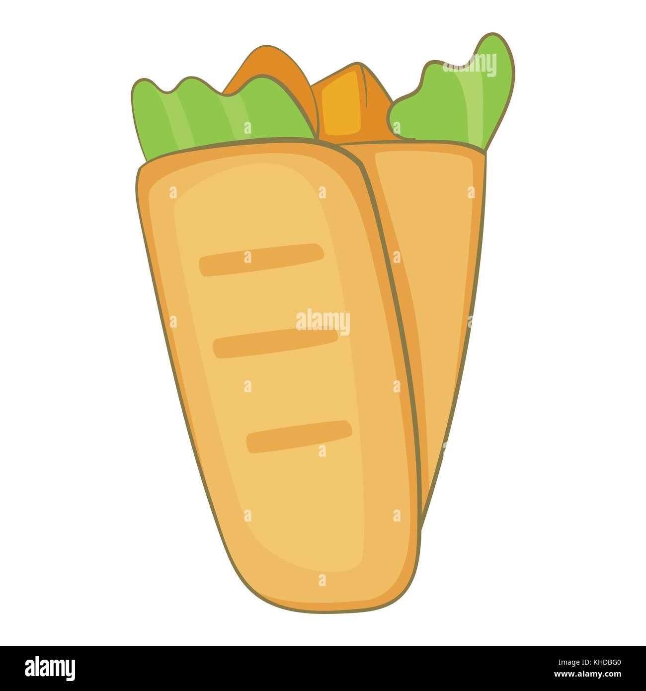 Shawarma icon, cartoon style Stock Vector Image & Art - Alamy