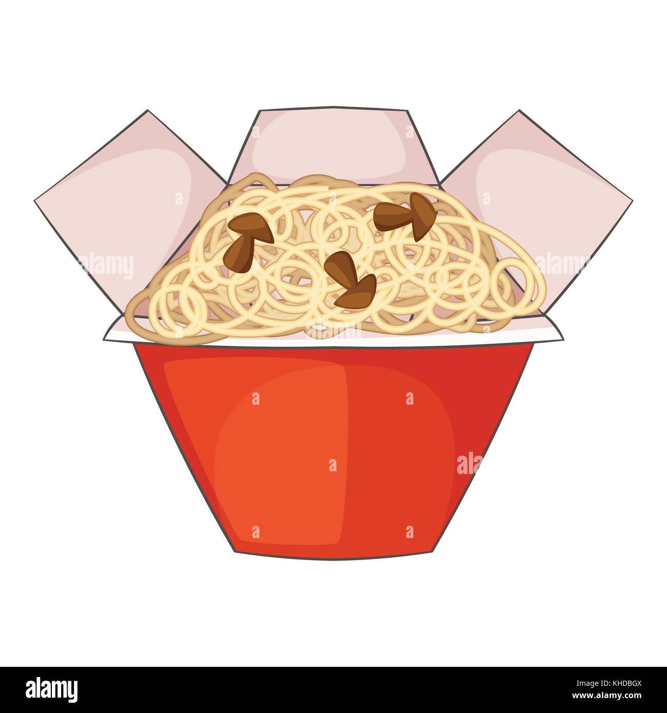 Chinese noodles box icon, cartoon style Stock Vector Image & Art - Alamy