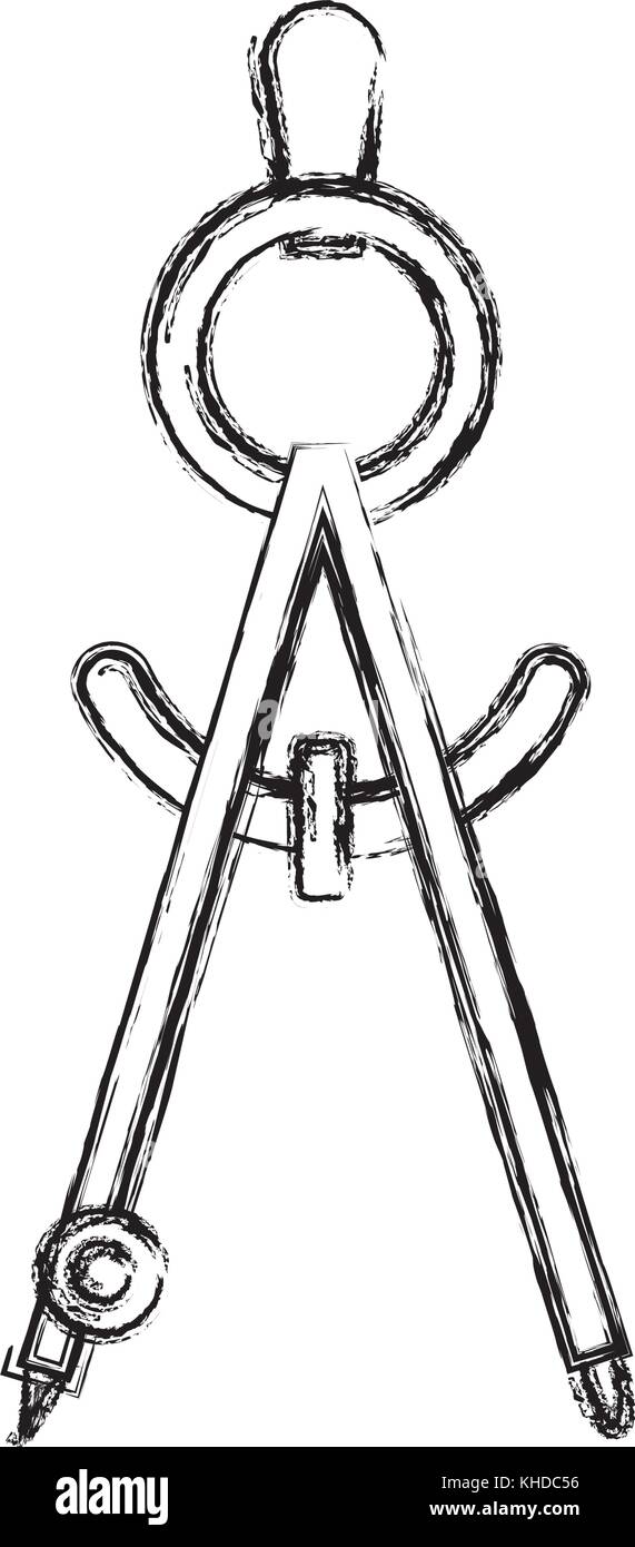 Geometric compass tool Stock Vector Image & Art - Alamy