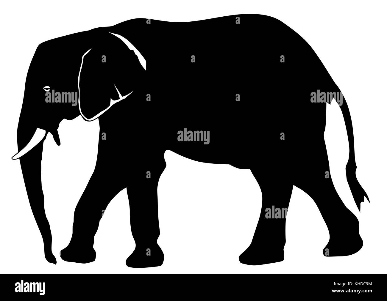 Elephant low poly design triangle hi-res stock photography and images ...