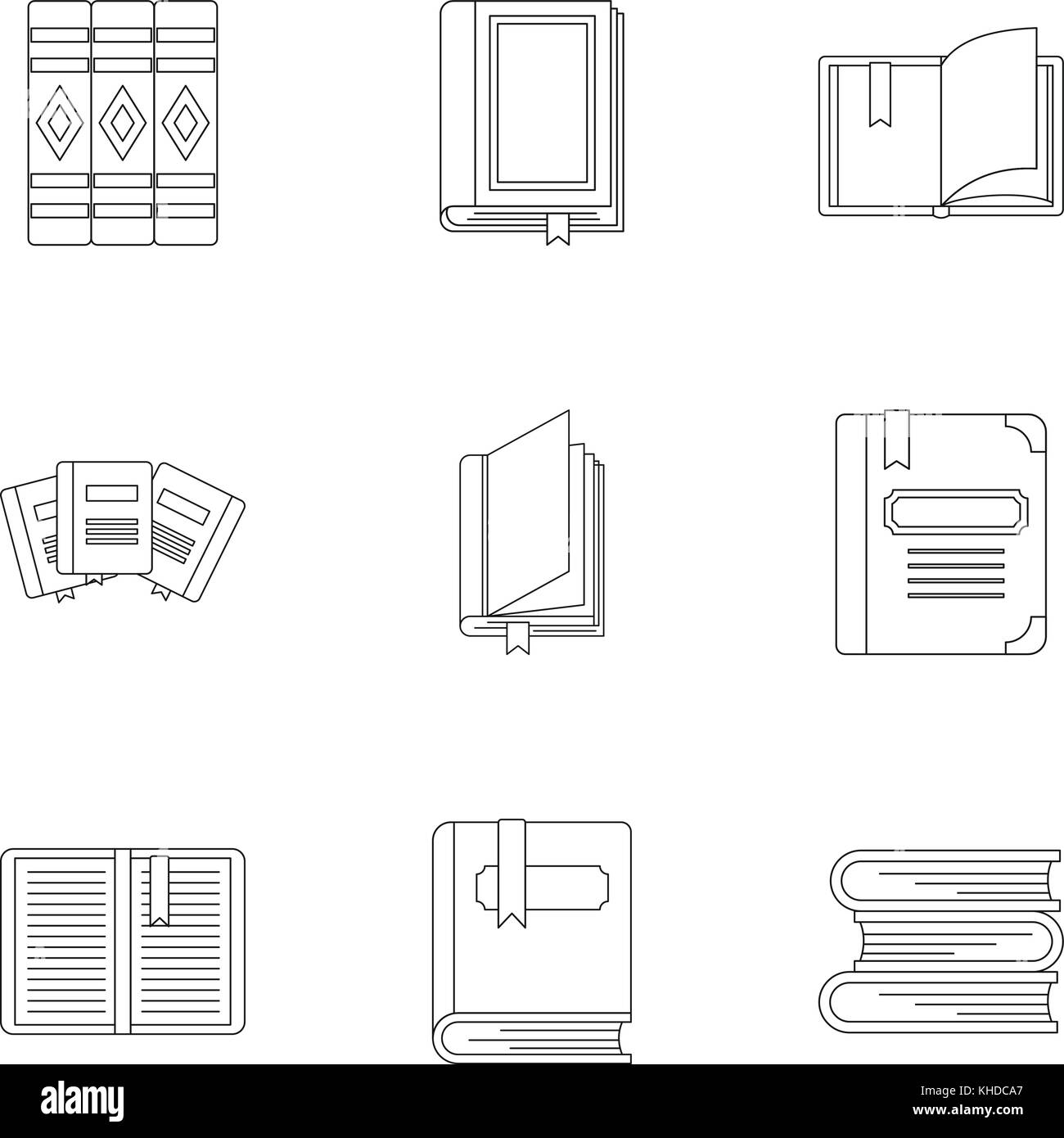 Big picture books Stock Vector Images - Alamy