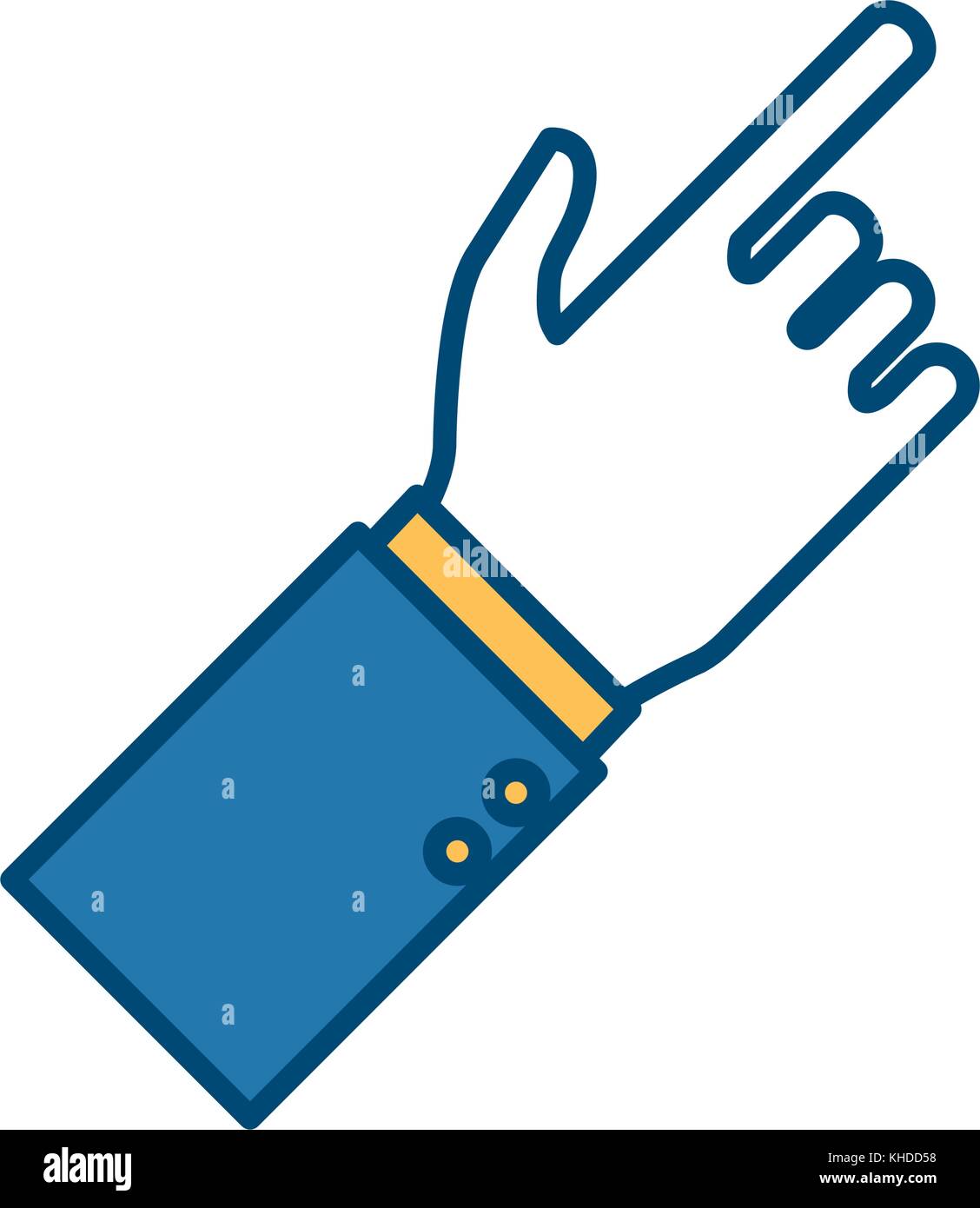 Hand with finger up Stock Vector Image & Art - Alamy