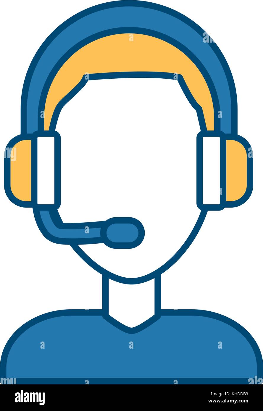 Call center man avatar Stock Vector Image & Art - Alamy