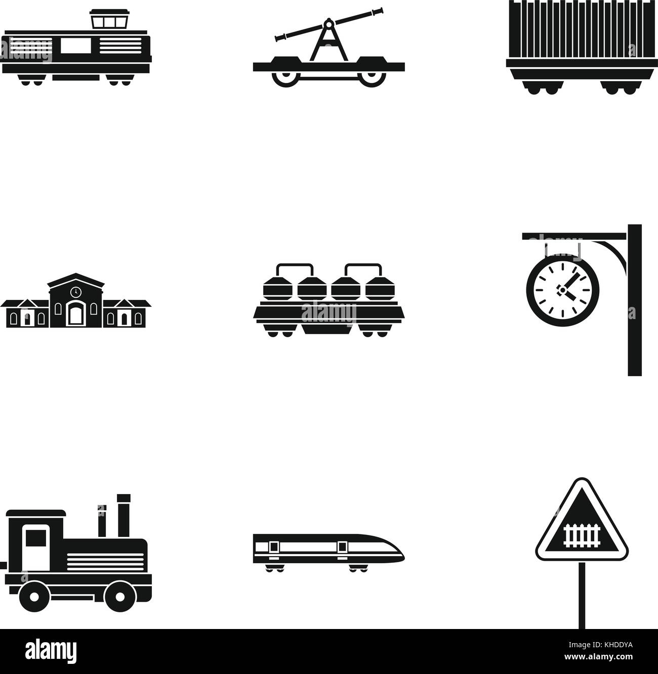 Railway icons set, simple style Stock Vector Image & Art - Alamy Railway icons set, simple style Stock Vector Image & Art - Alamy