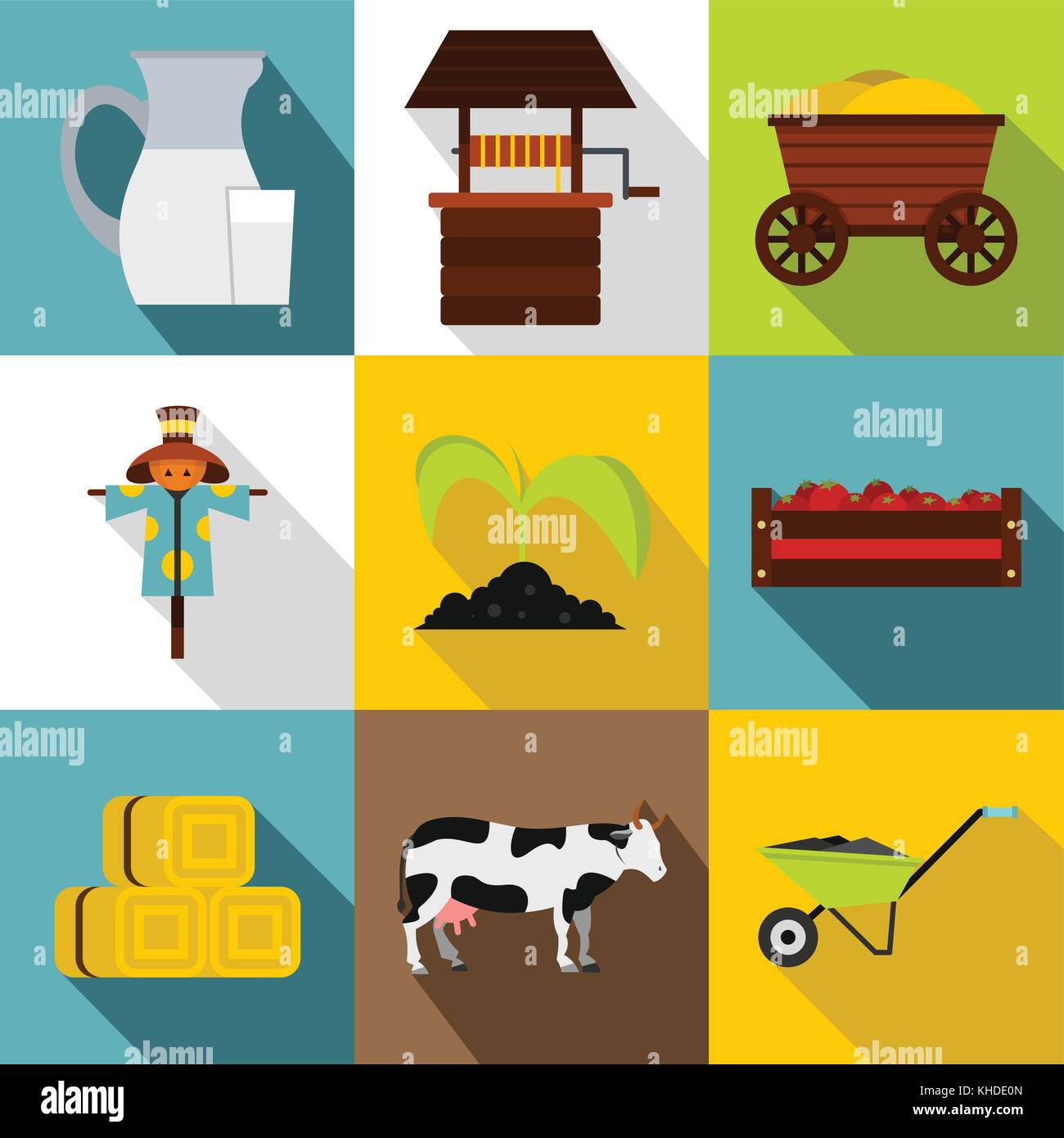 Animal farm icons set, flat style Stock Vector Image & Art - Alamy Animal farm icons set, flat style Stock Vector Image & Art - Alamy