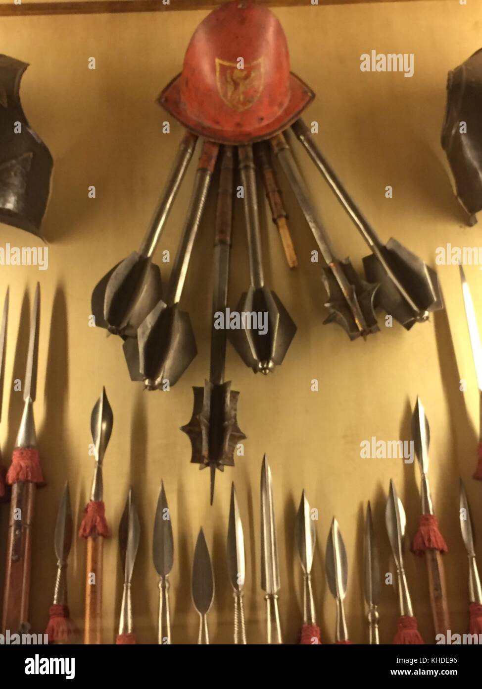 Weapons on display at the Doge's Palace - Venice, Italy Stock Photo - Alamy