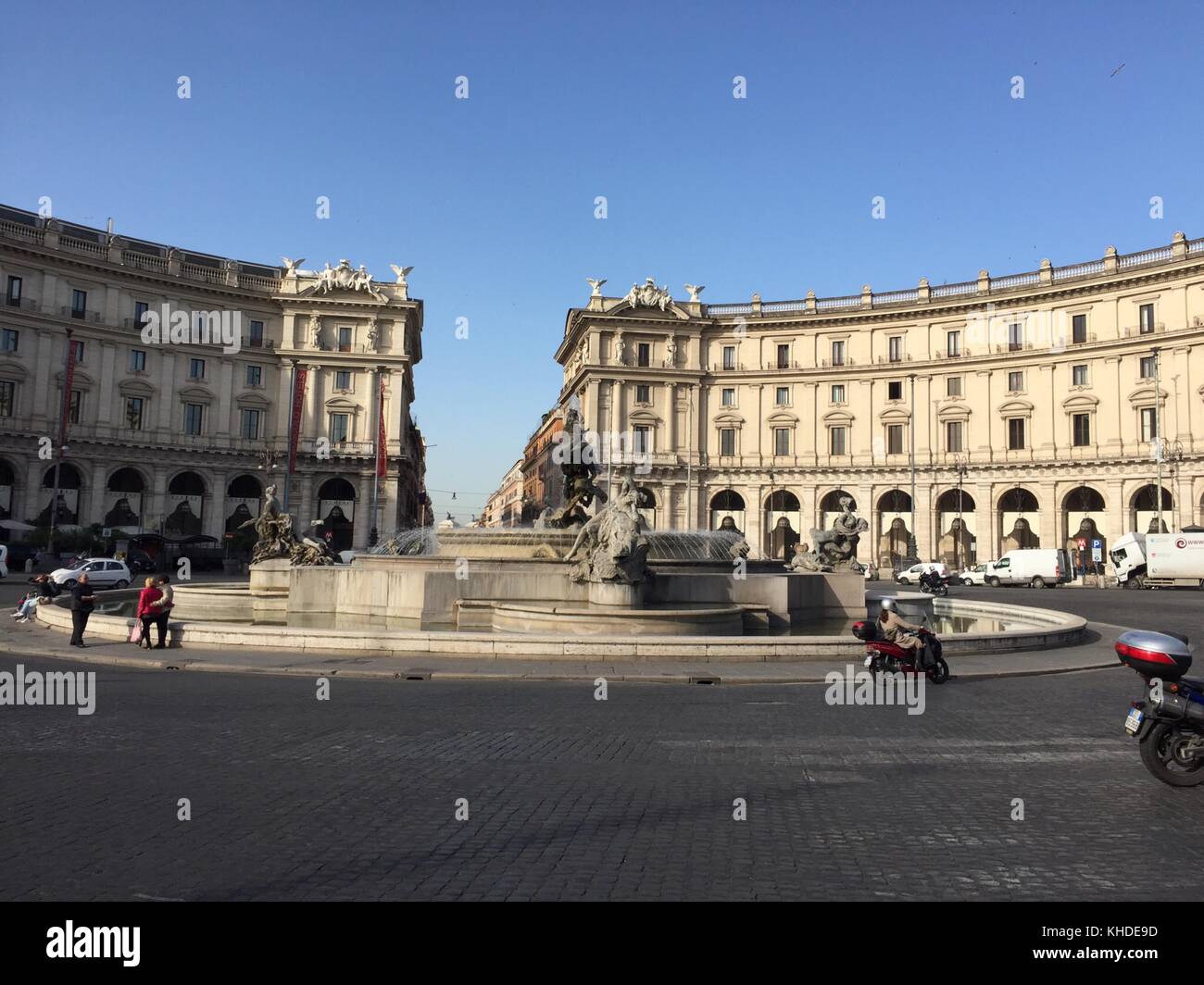 Republic Square - Rome, Italy Stock Photo - Alamy