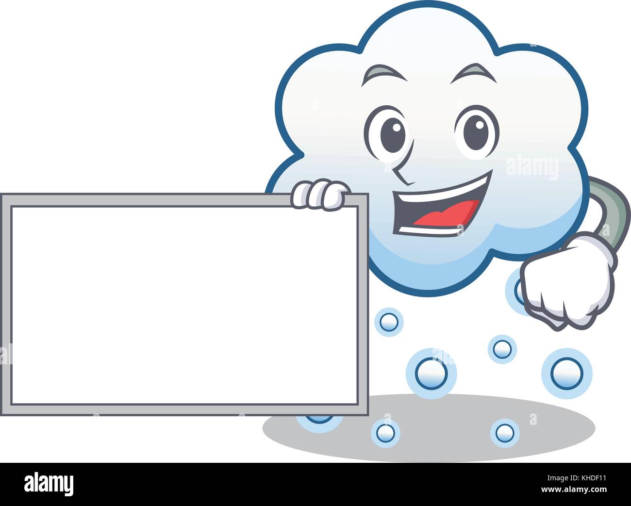 With board snow cloud character cartoon Stock Vector Image & Art - Alamy
