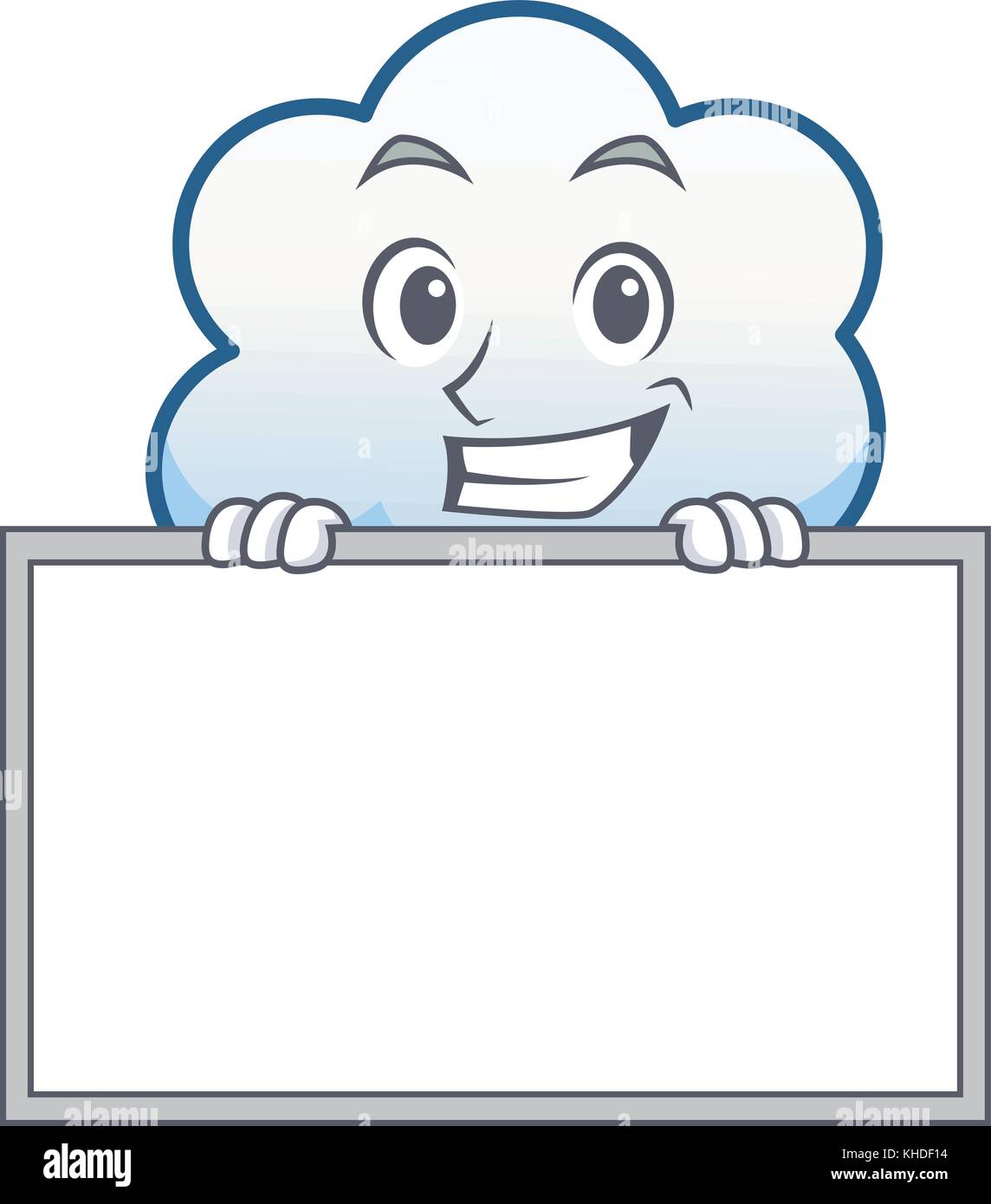Grinning with board snow cloud character cartoon Stock Vector Image & Art - Alamy