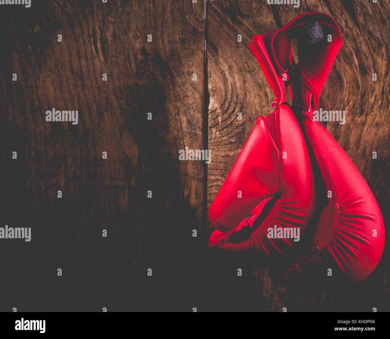 Boxing glove hanging hi-res stock photography and images - Alamy
