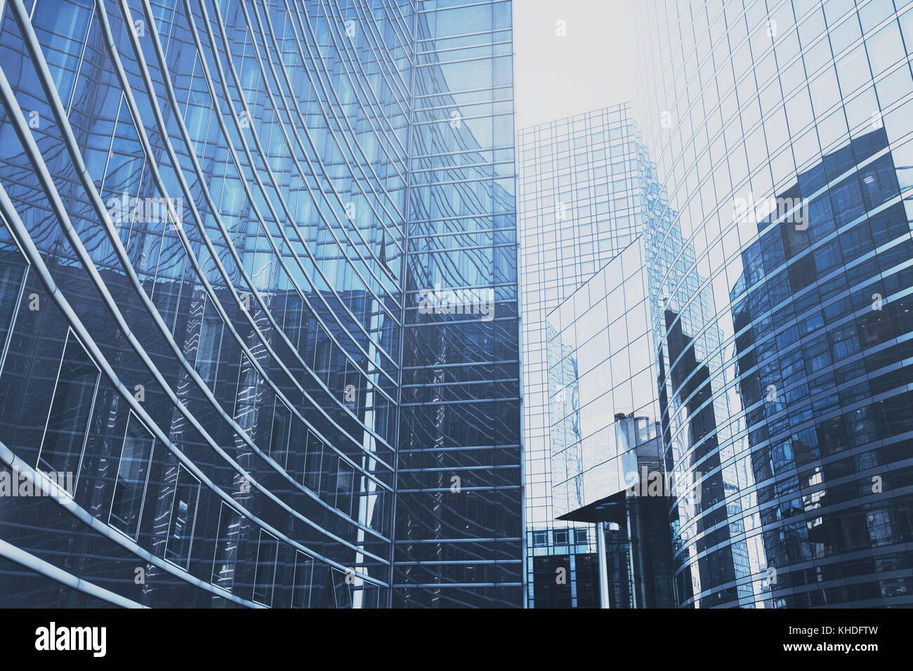 modern business corporate background, blue office buildings Stock Photo ...