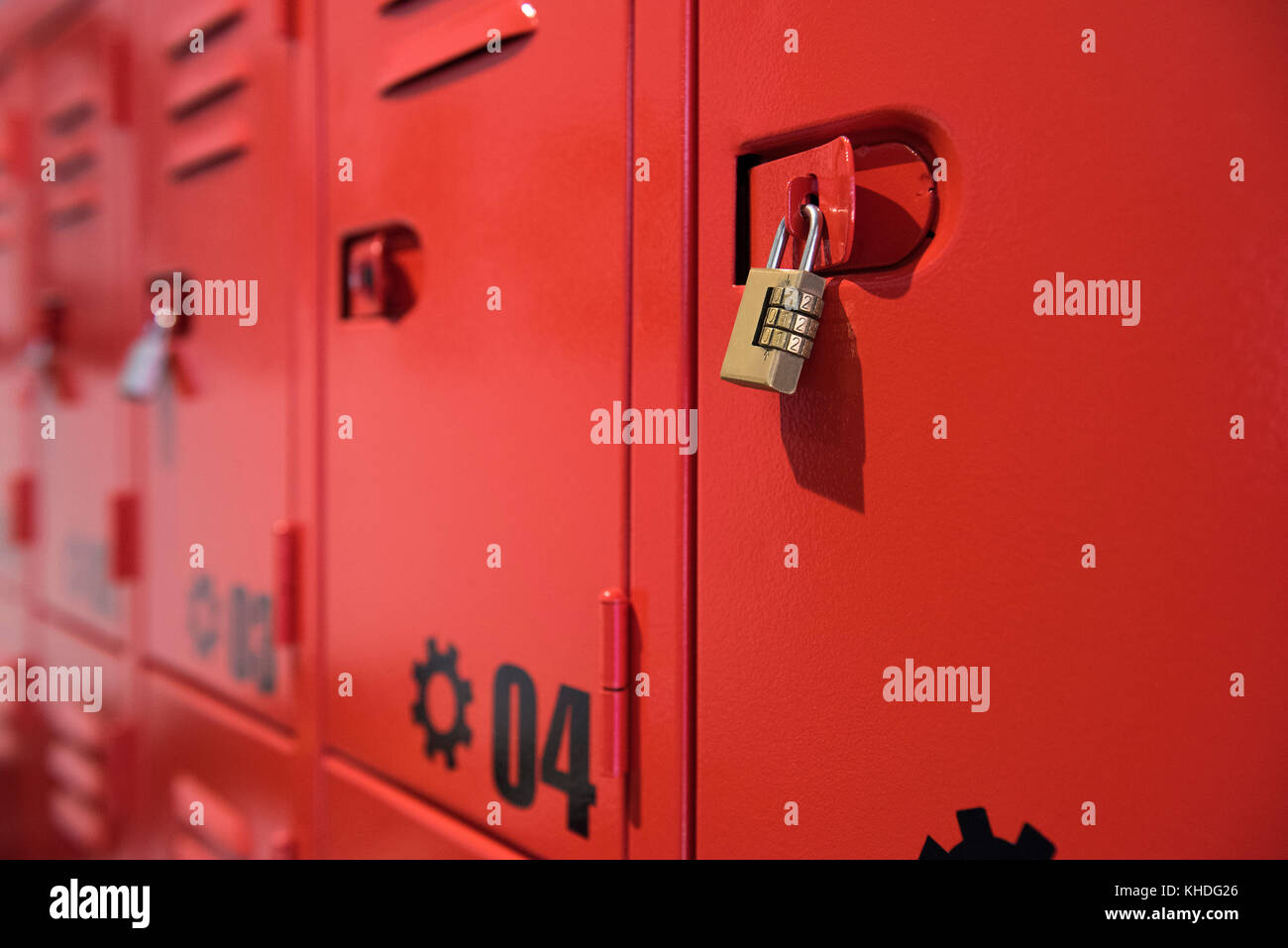 Number lockers hi-res stock photography and images - Alamy