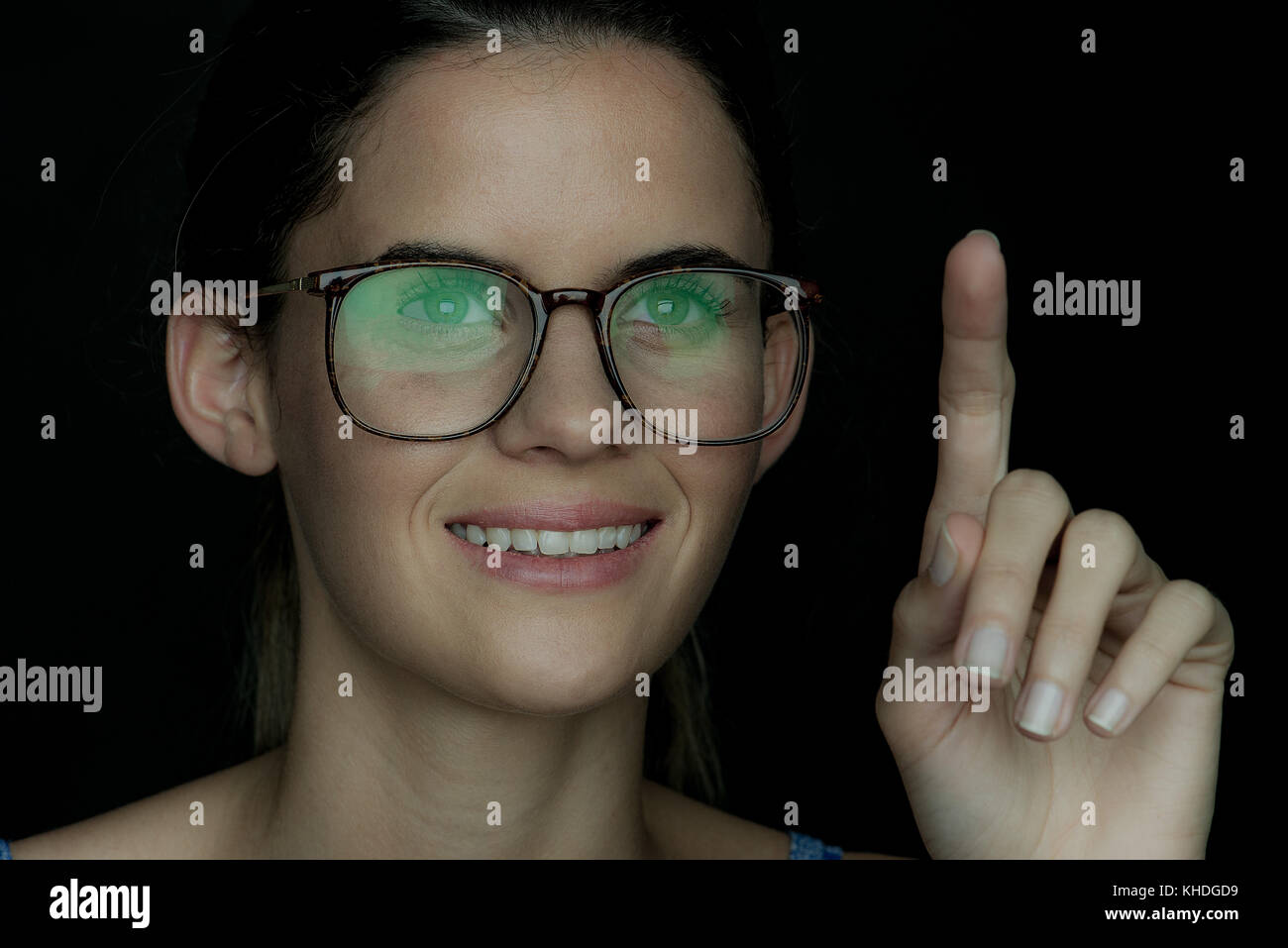 Adult student raised hand hi-res stock photography and images - Alamy