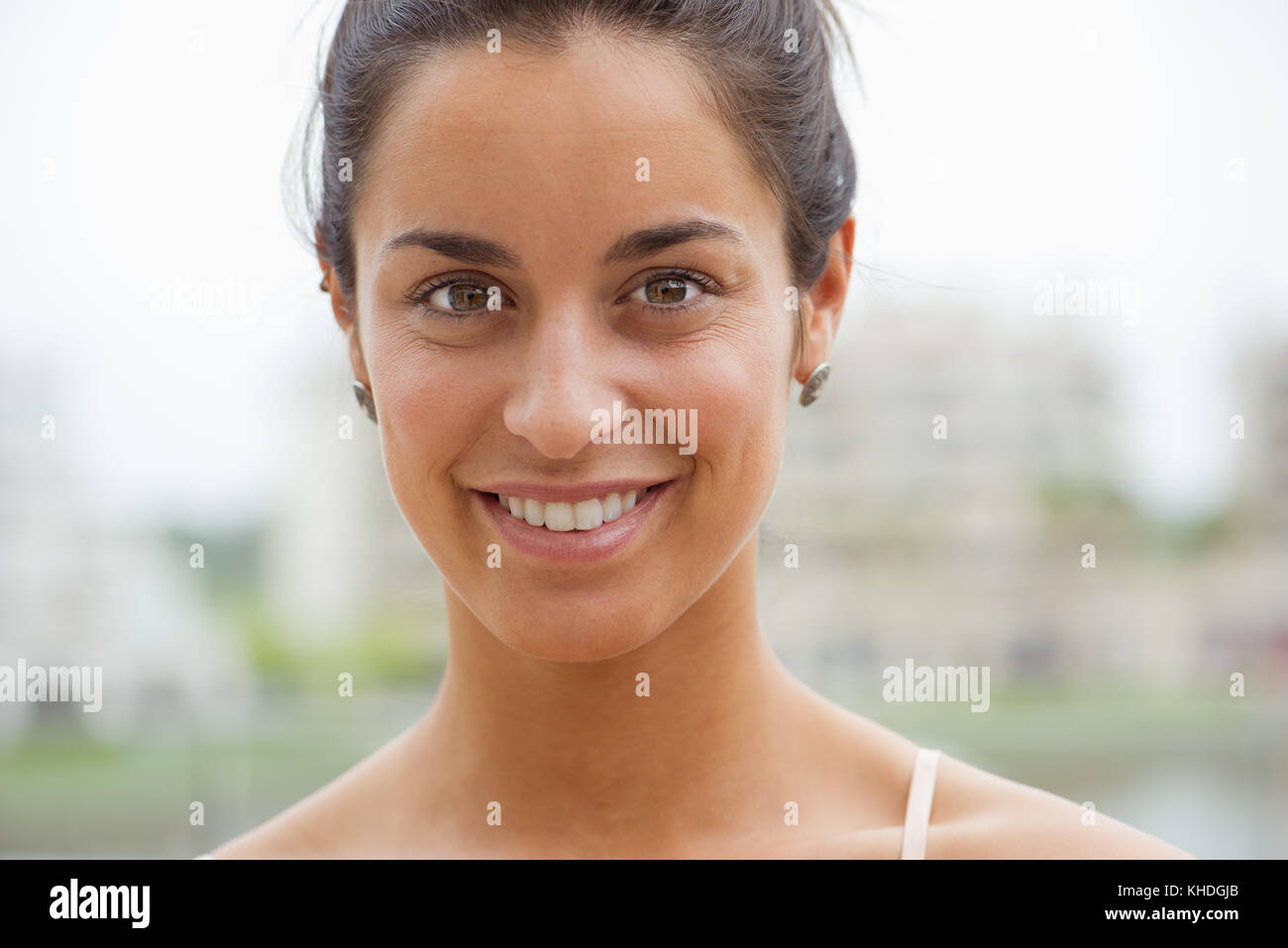 One woman positive optimist hi-res stock photography and images - Alamy