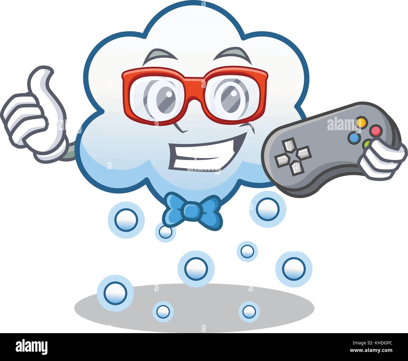 Gamer snow cloud character cartoon Stock Vector Image & Art - Alamy