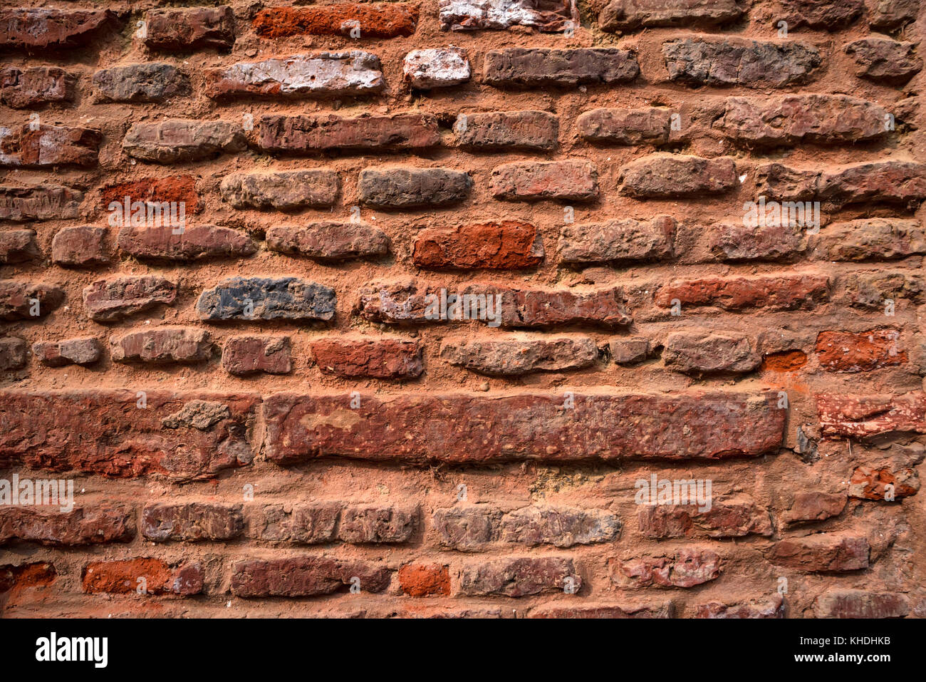 Old wall of stone bricks Stock Photo - Alamy