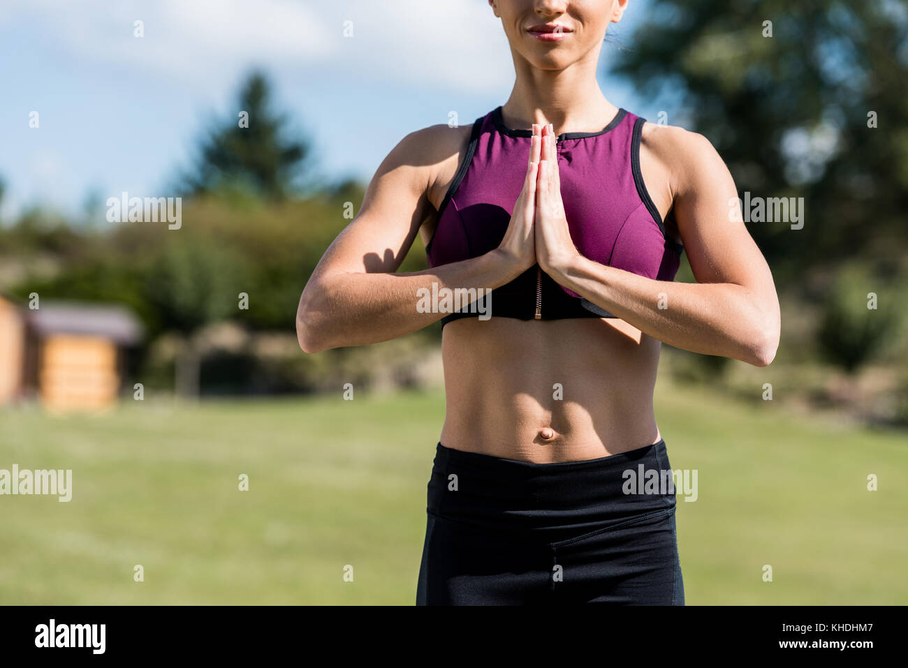 Prayer pose hi-res stock photography and images - Alamy