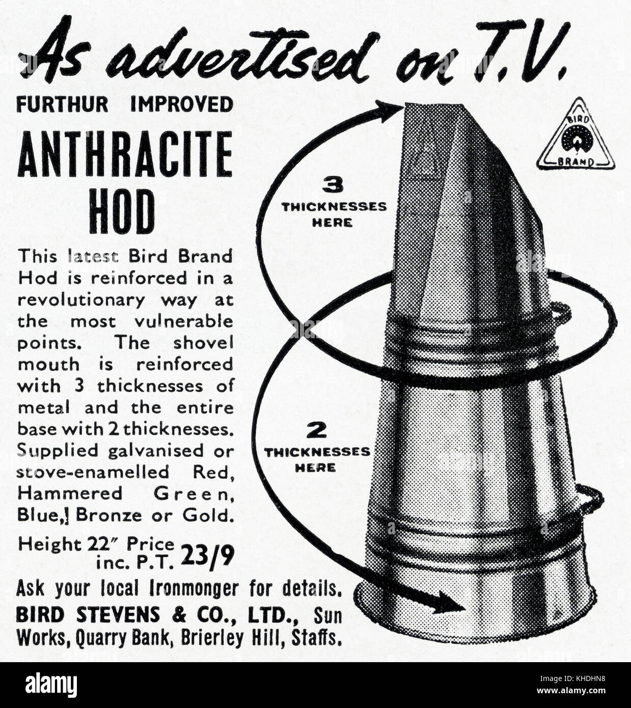 Original 1950s vintage print advertisement hi-res stock photography and ...