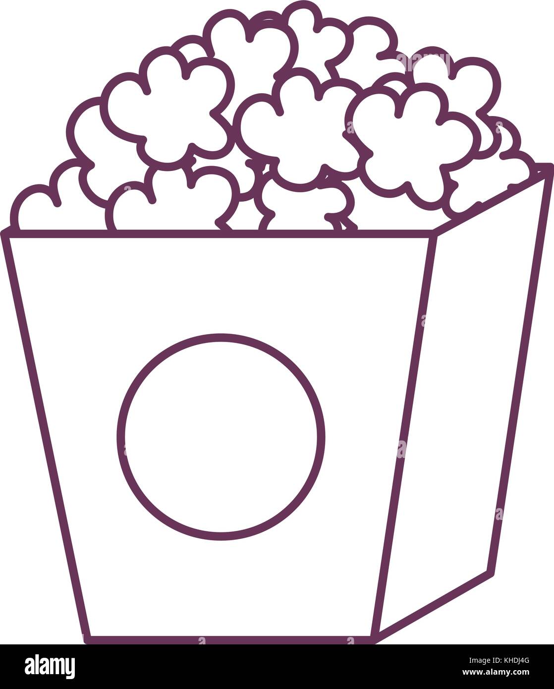 Isolated pop corn design Stock Vector Image & Art - Alamy