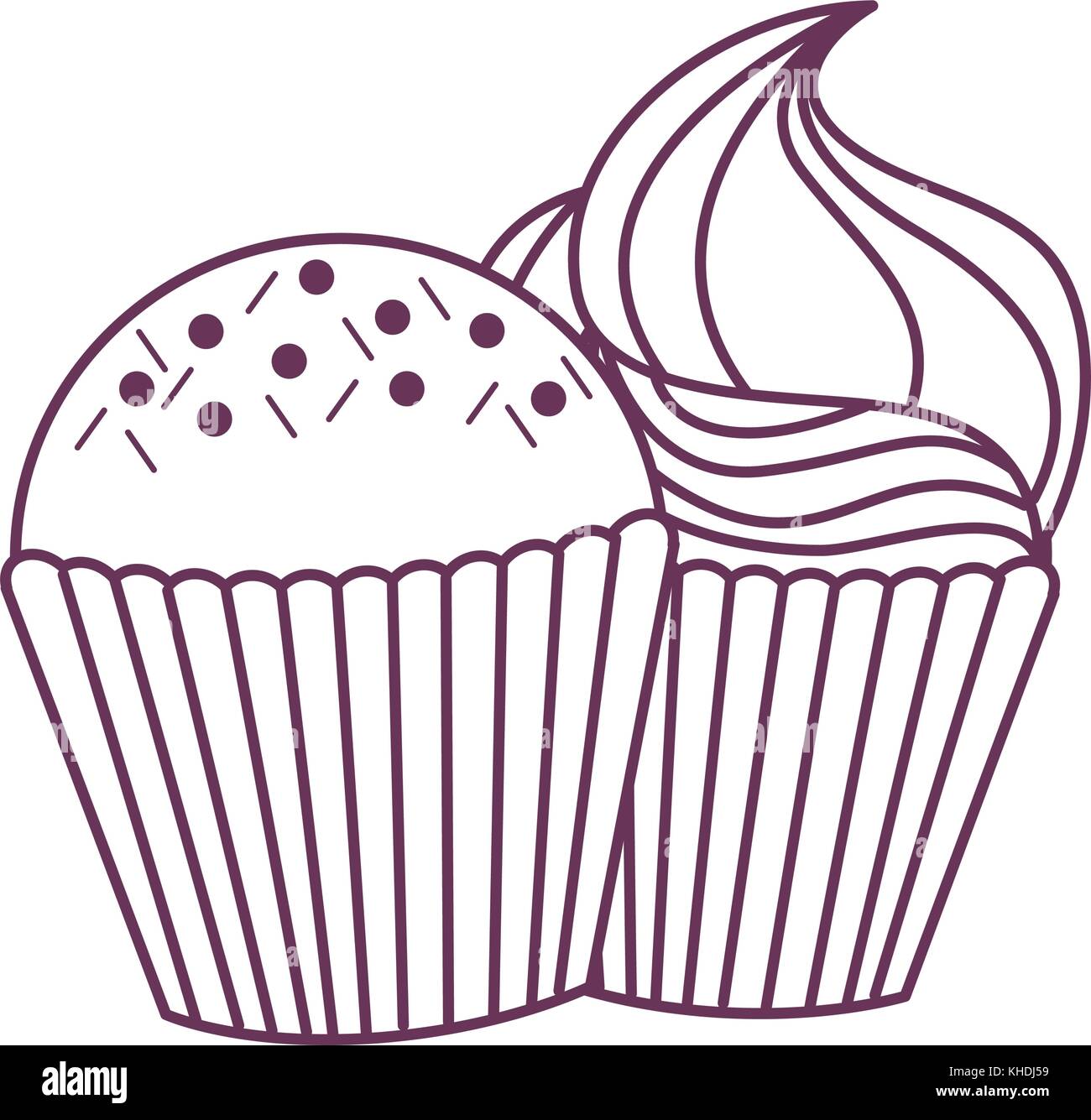Isolated muffin design Stock Vector Image & Art - Alamy