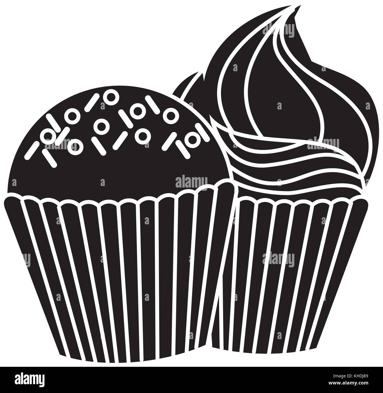 Isolated muffin design Stock Vector Image & Art - Alamy