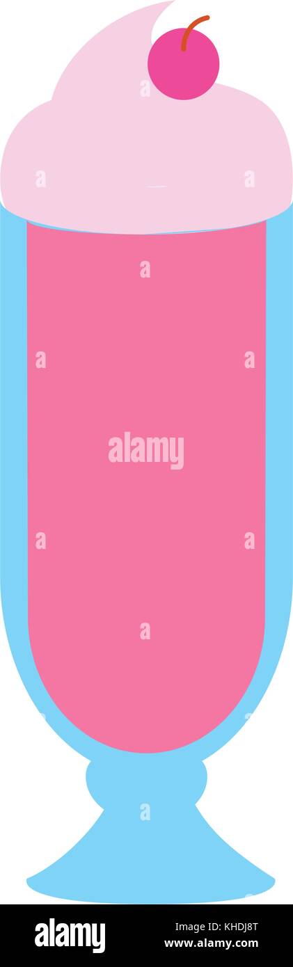 Isolated milkshake design Stock Vector Image & Art - Alamy