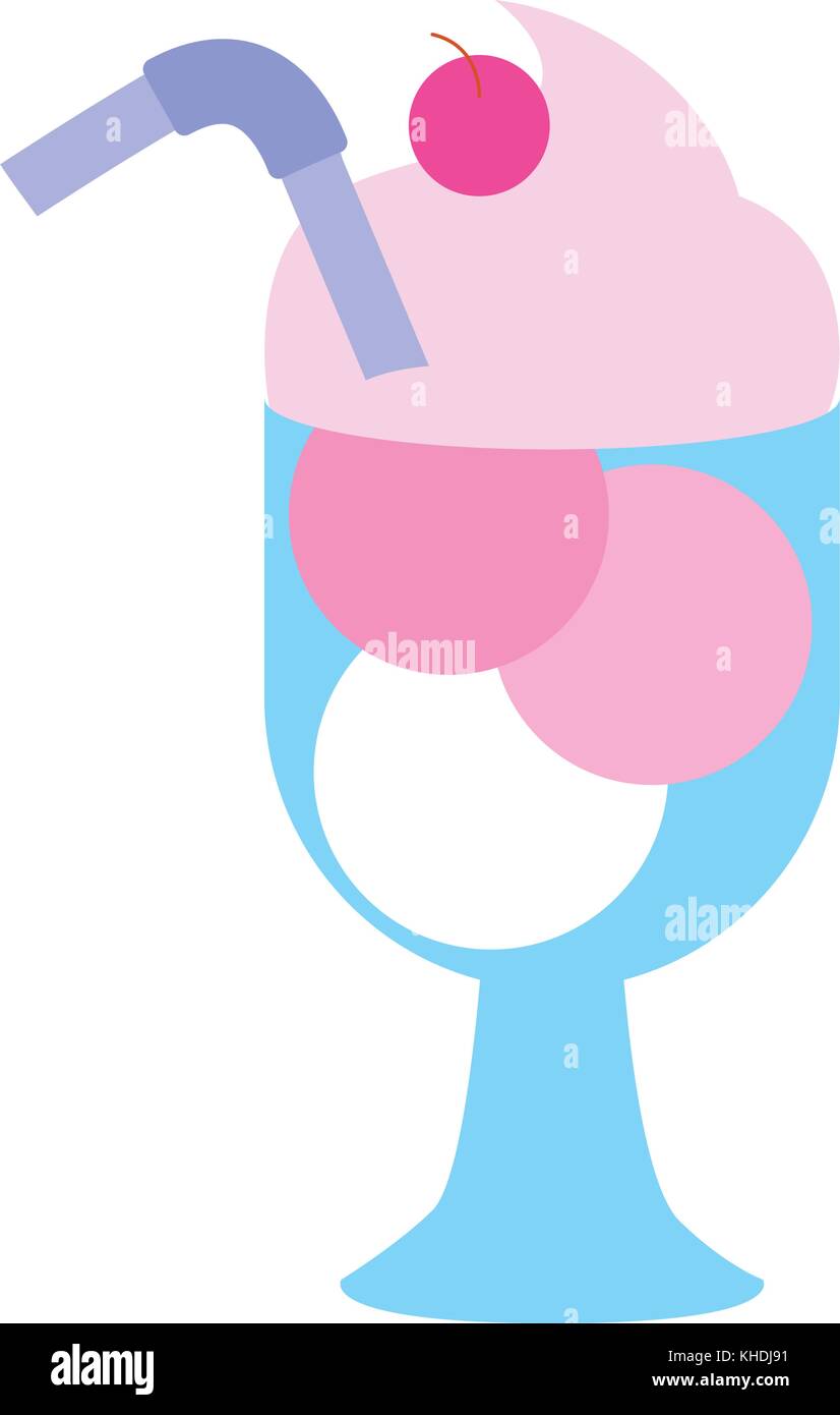 Isolated milkshake design Stock Vector Image & Art - Alamy