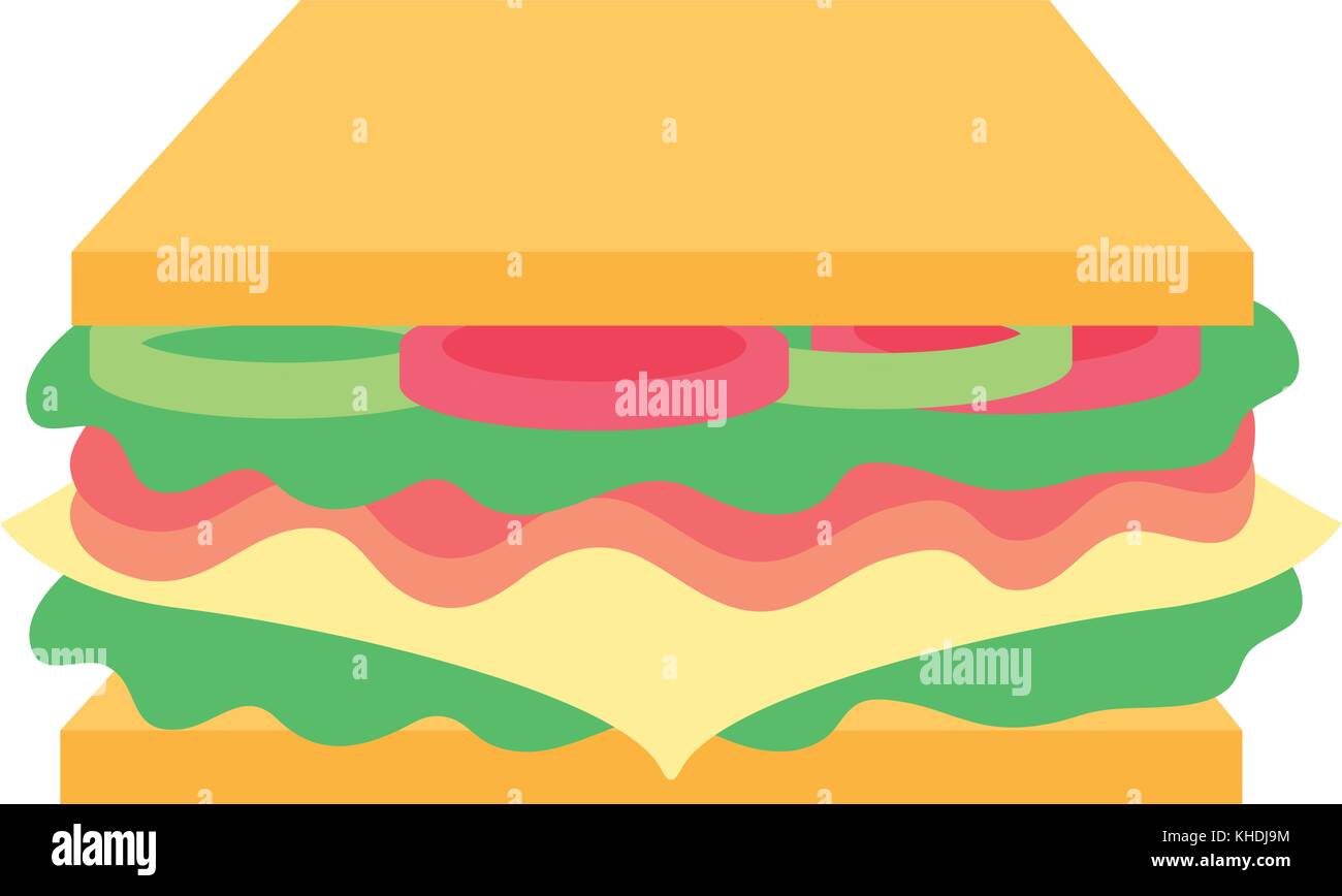 Isolated sandwich design Stock Vector Image & Art - Alamy