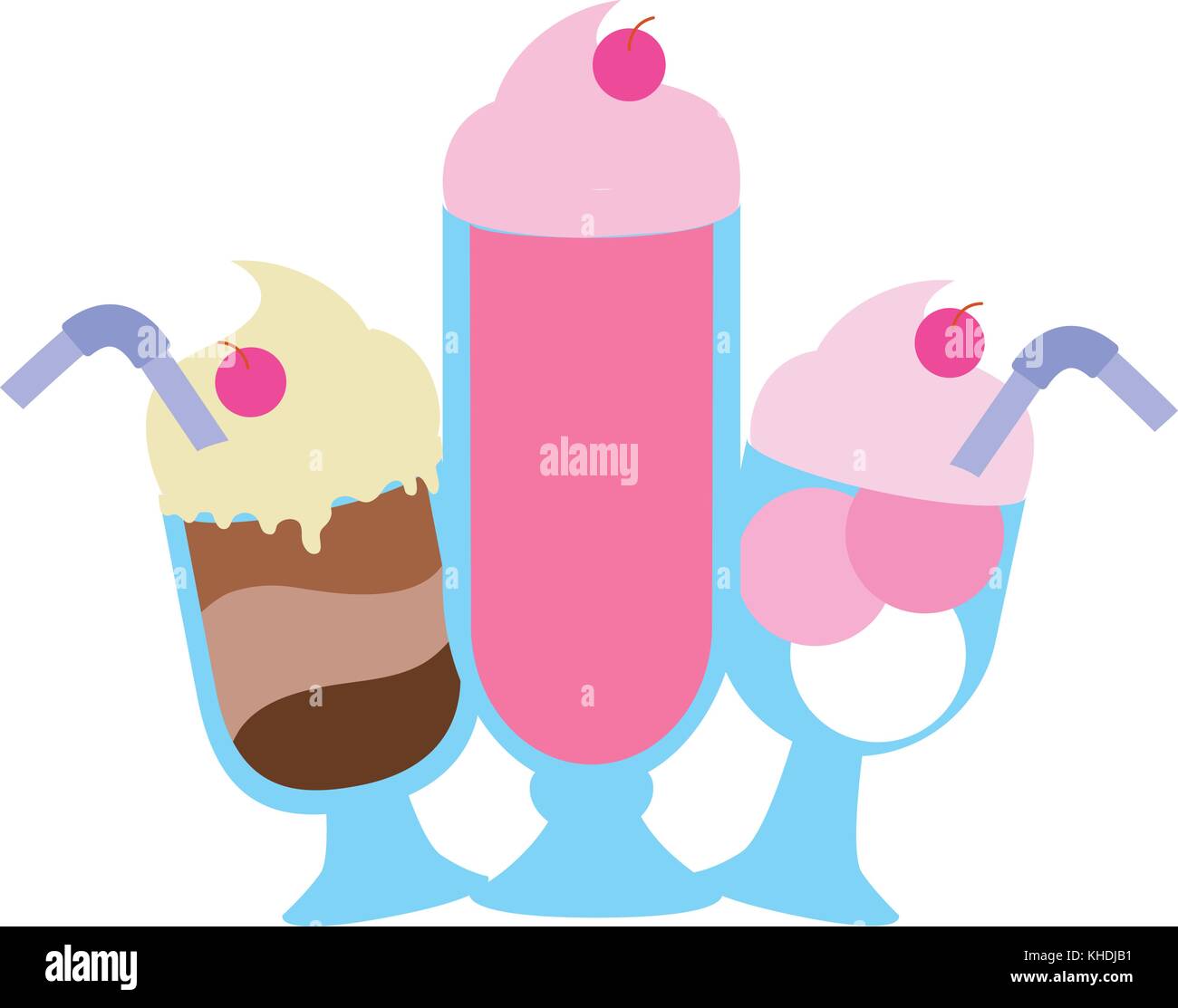 Isolated milkshake design Stock Vector Image & Art - Alamy