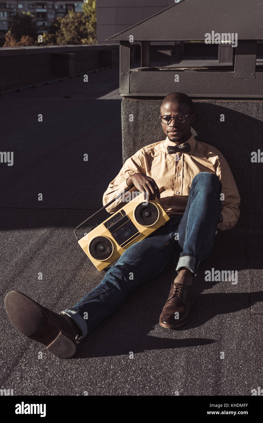 Boombox Man High Resolution Stock Photography and Images - Alamy