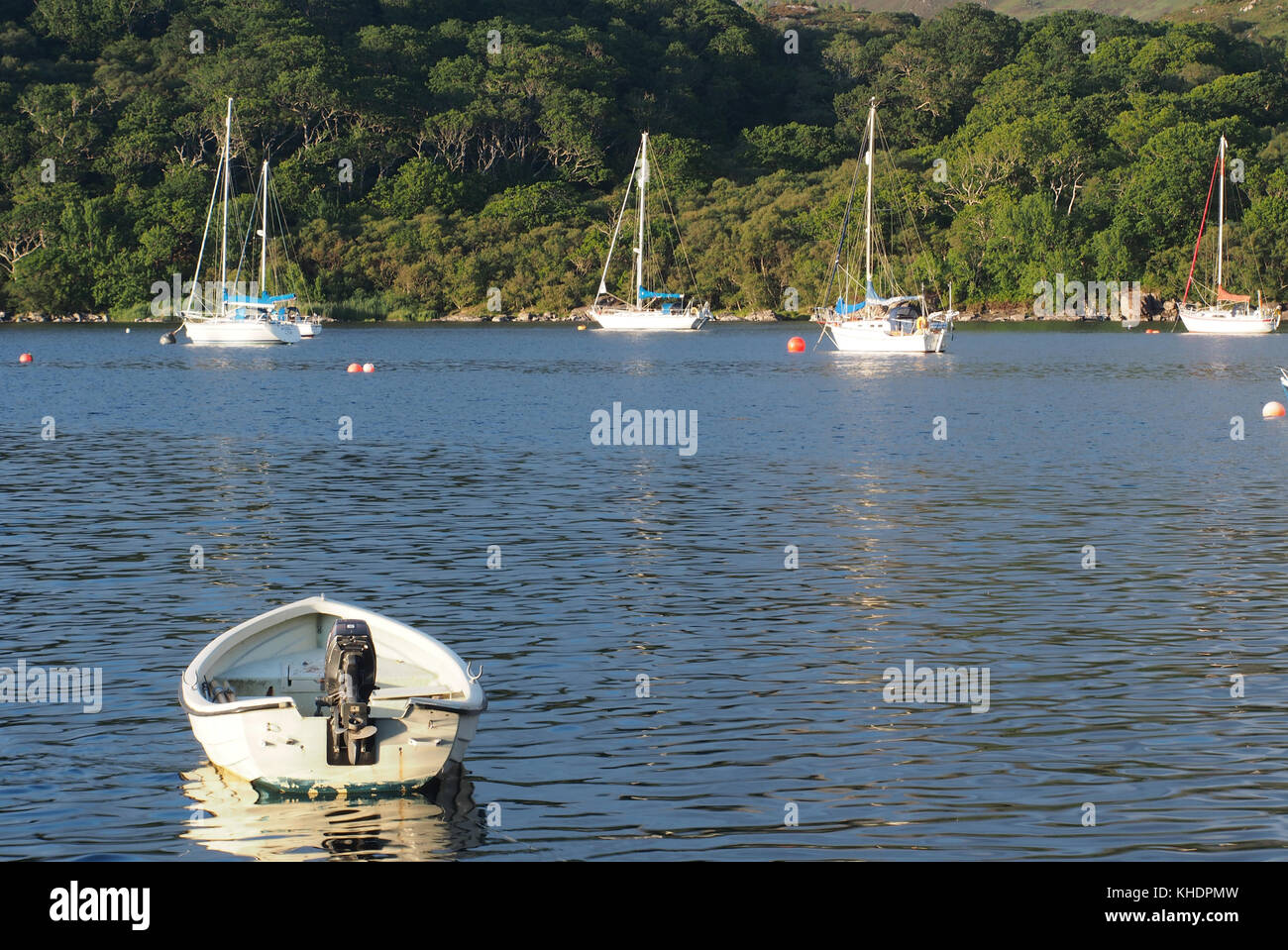 Boats on Loch Shieldaig,Scotland Stock Photo - Alamy