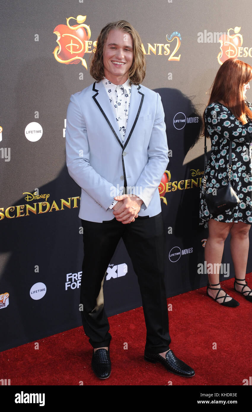 LOS ANGELES, CA - JULY 11: Dylan Playfair attends the premiere of ...