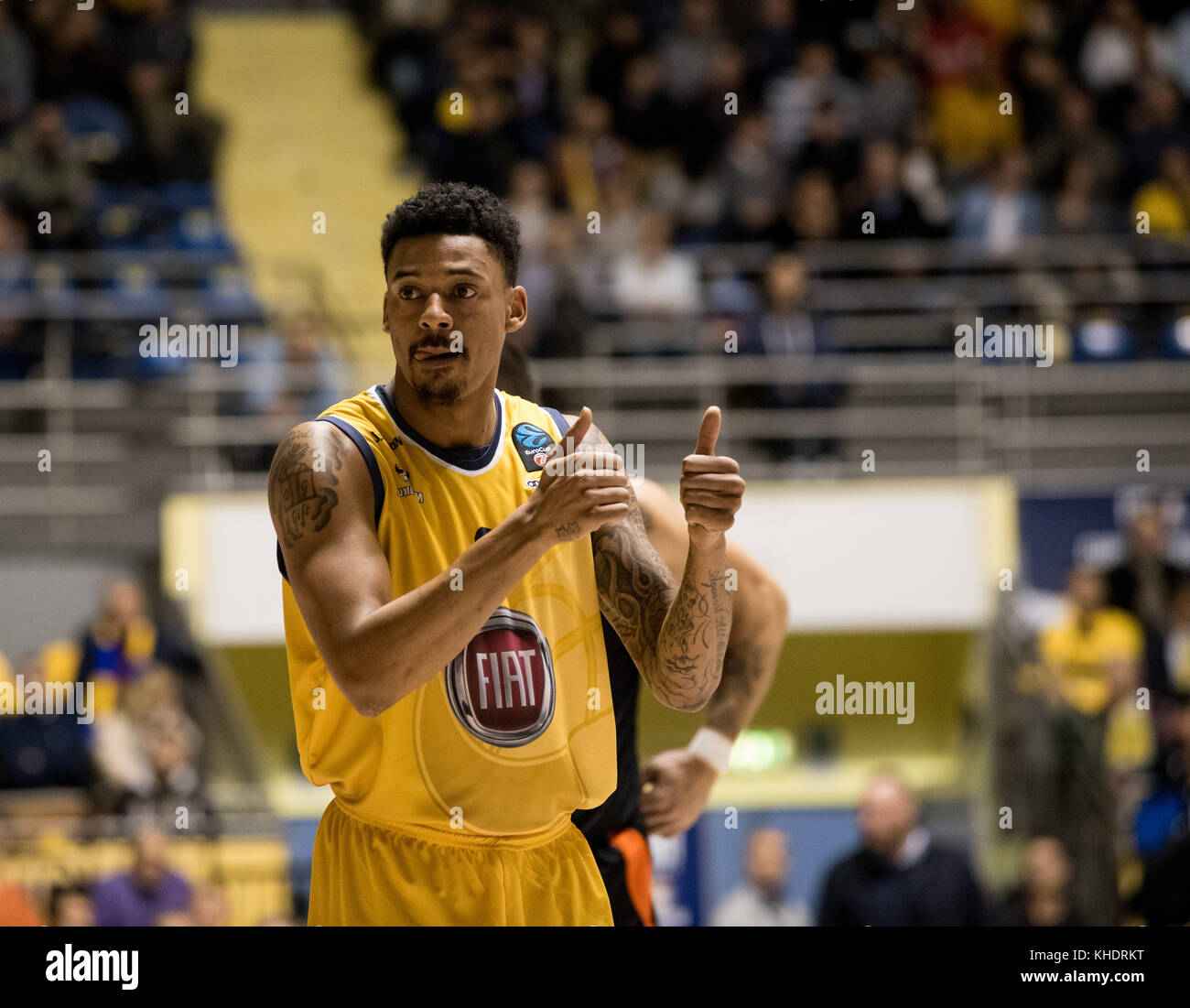 Turin, Italy. 15th Nov, 2017. Diante Garrett (Fiat Torino Auxilium ...