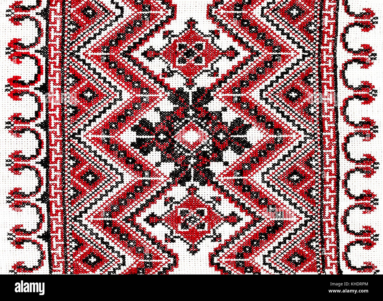 Ukrainian folk embroidery, handmade Stock Photo - Alamy