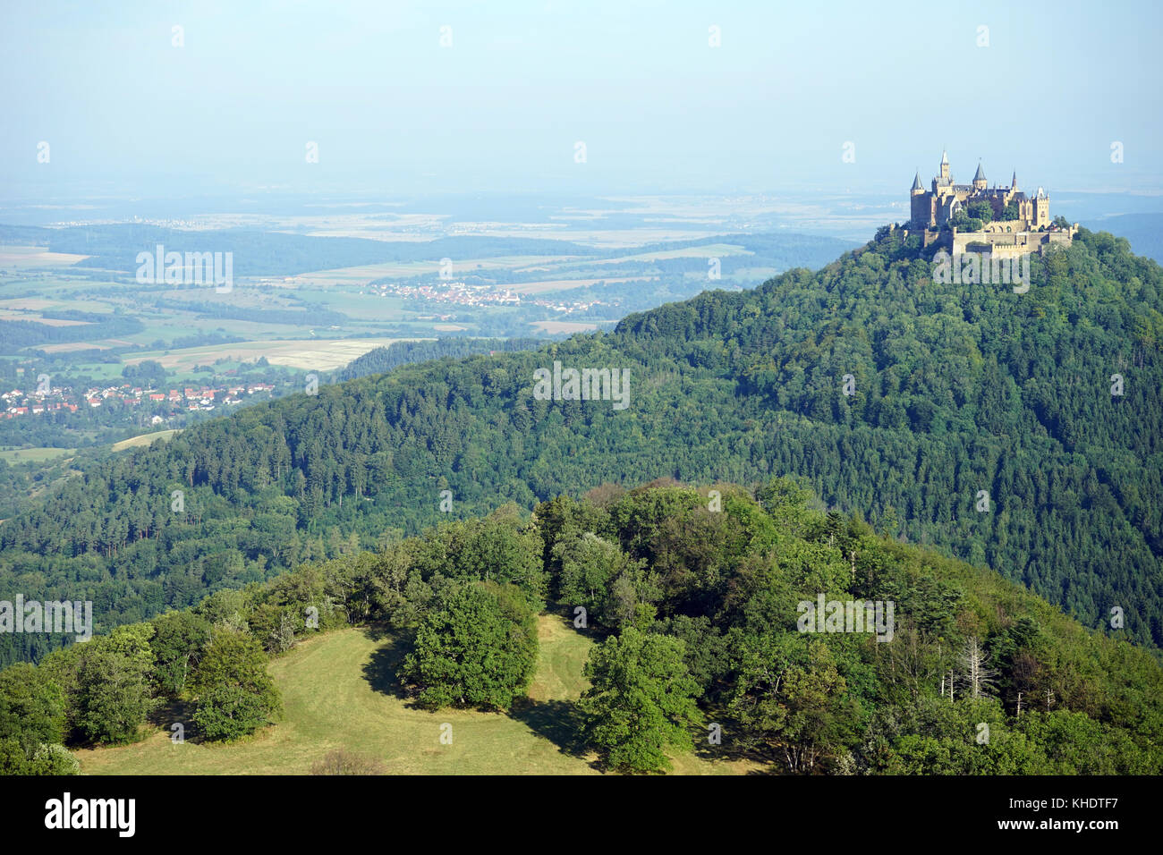 Hohenzollern Castle near Hechingen in Swabia, Germany Stock Photo - Alamy