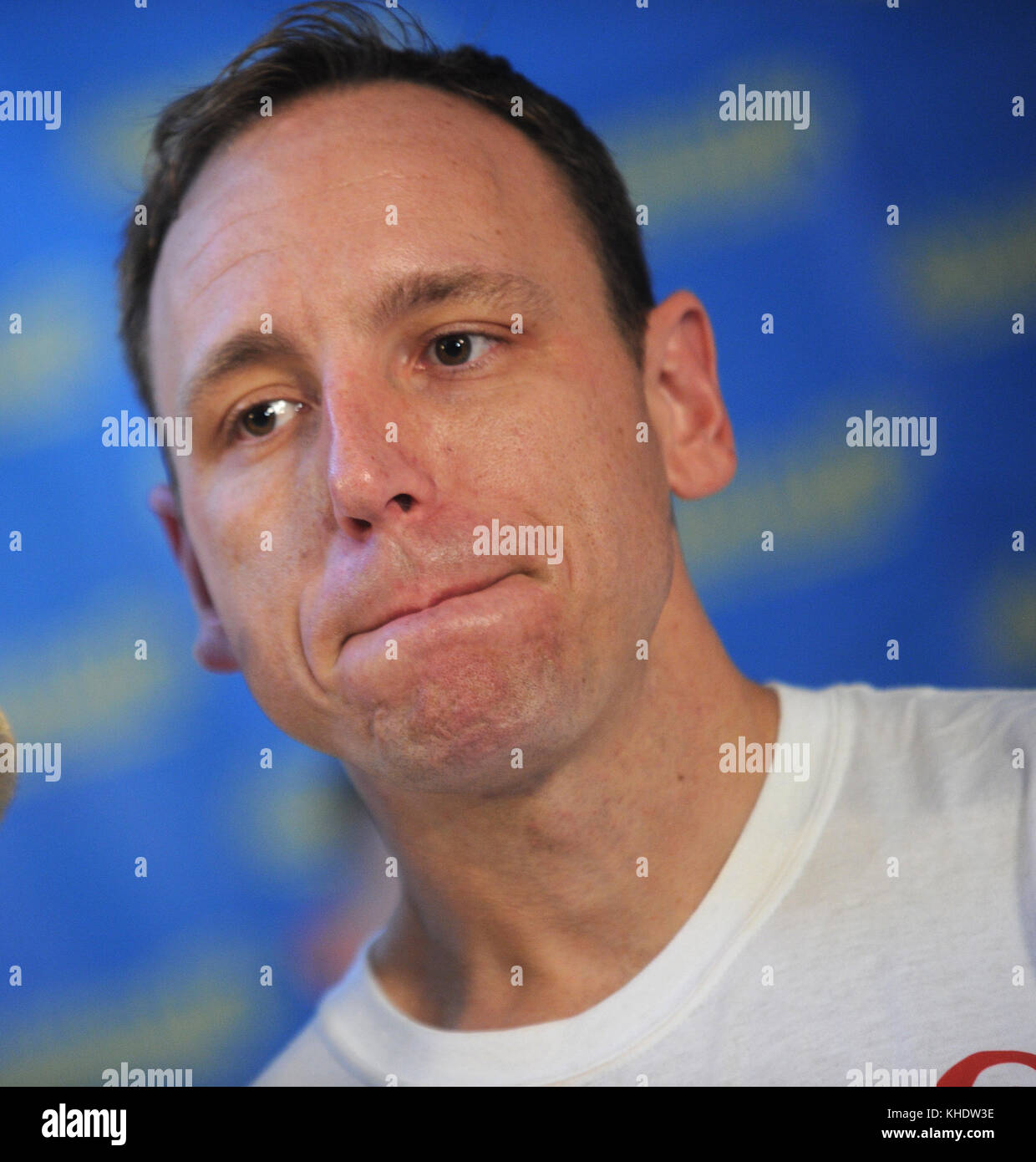 CONEY ISLAND, NY - JULY 04: Competitive eater Joey Chestnut Official ...